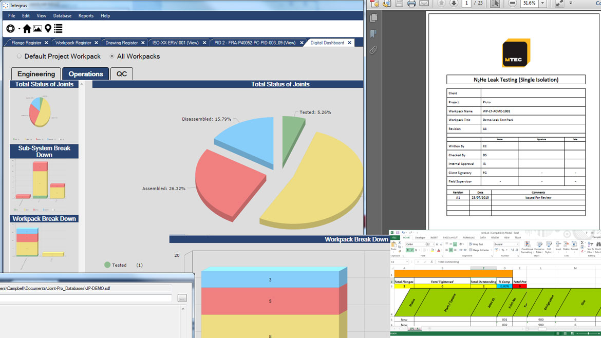 Integrus Toolkit - Flange Management and Pressure Testing Software - MTEC